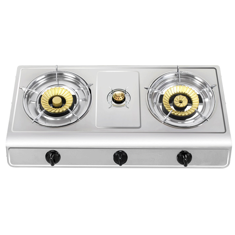 China High quality table top brass burner gas stove for kitchen OEM ...